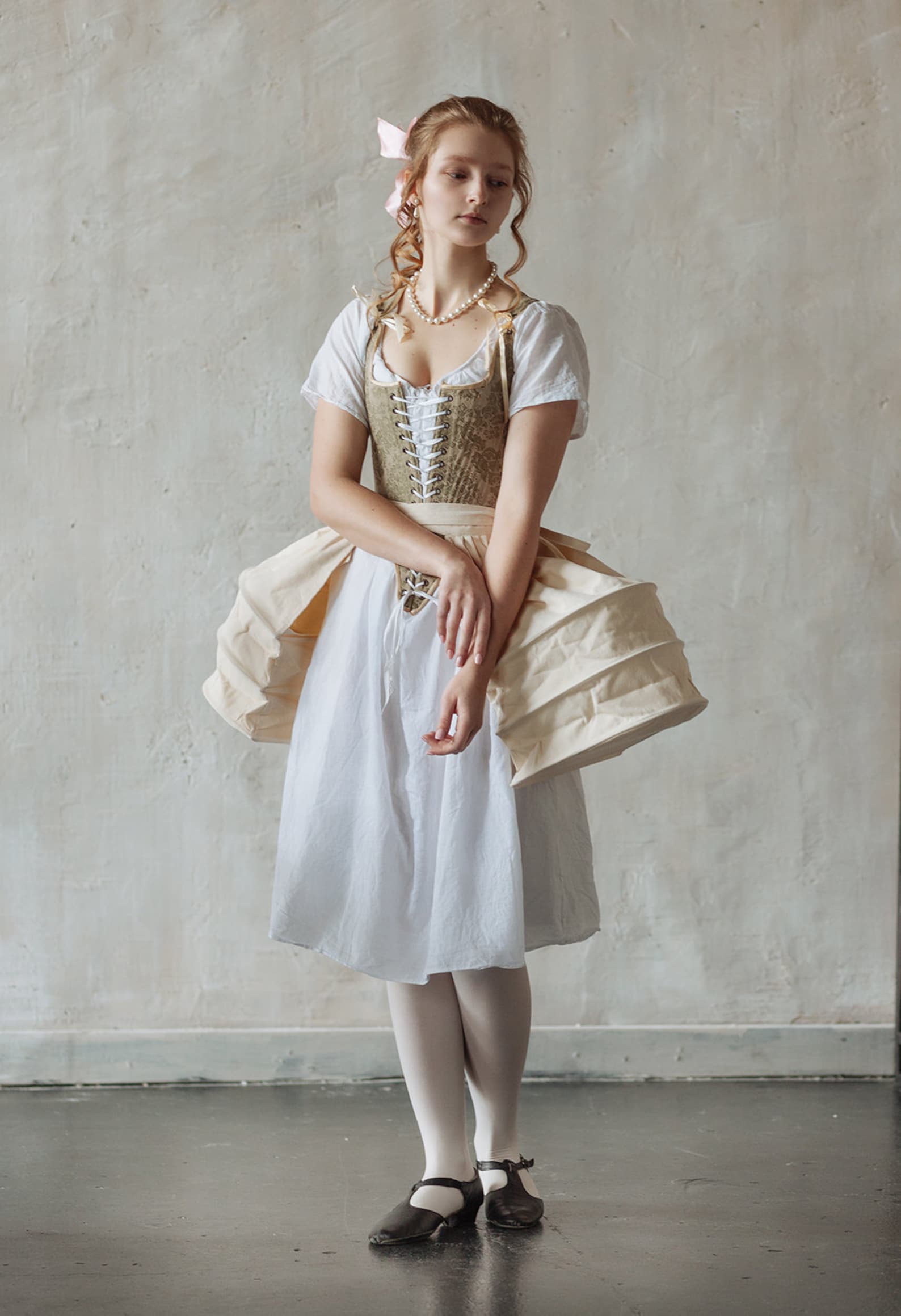 Rococo 18th century pannier hoop-skirt women's | Etsy