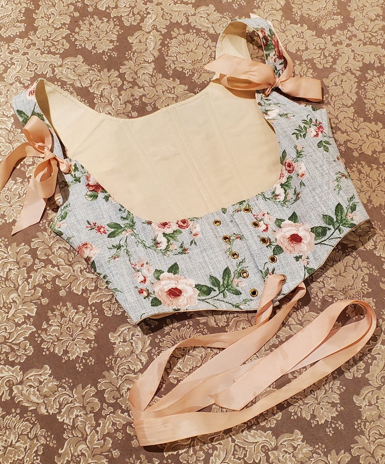 Provence Underbust Soft Corset Rococo Fashion Cottagecore - Etsy