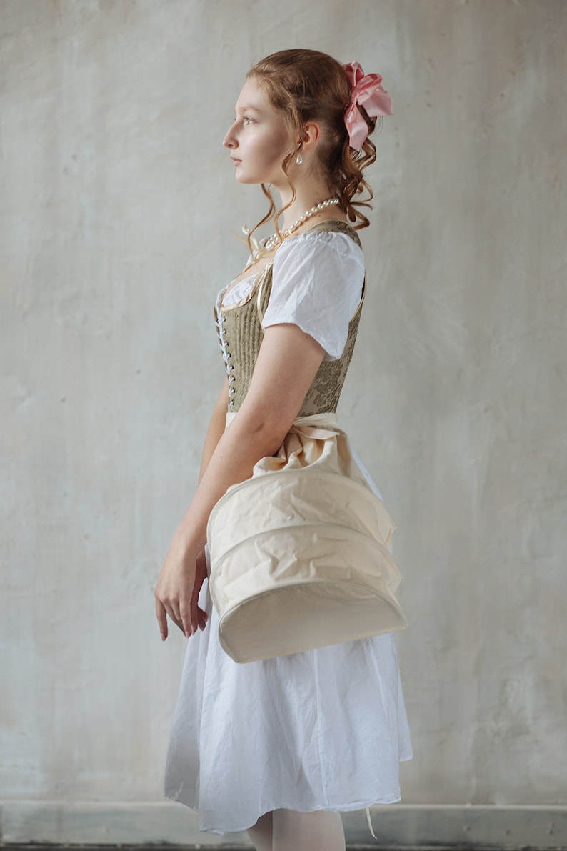 Rococo 18th century pannier hoop-skirt women's | Etsy