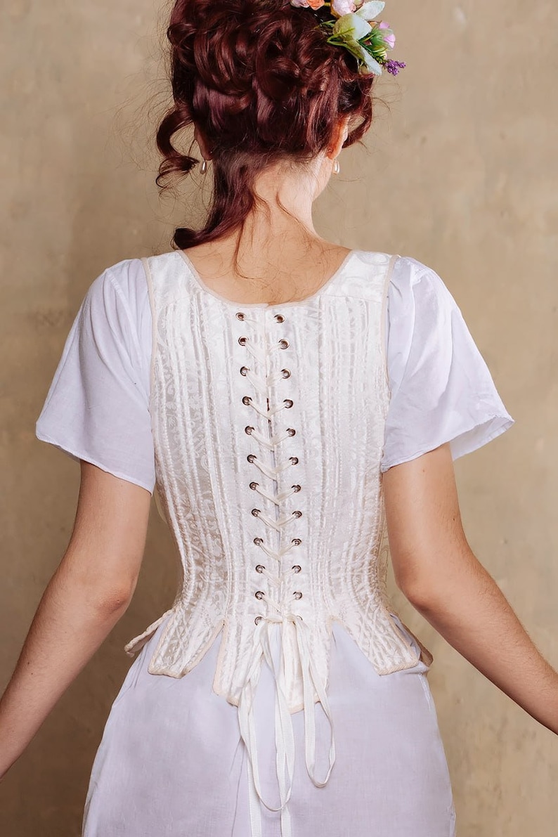 Rococo Corset Late 18th Century, 1780s Fashion, Historical Corset - Etsy