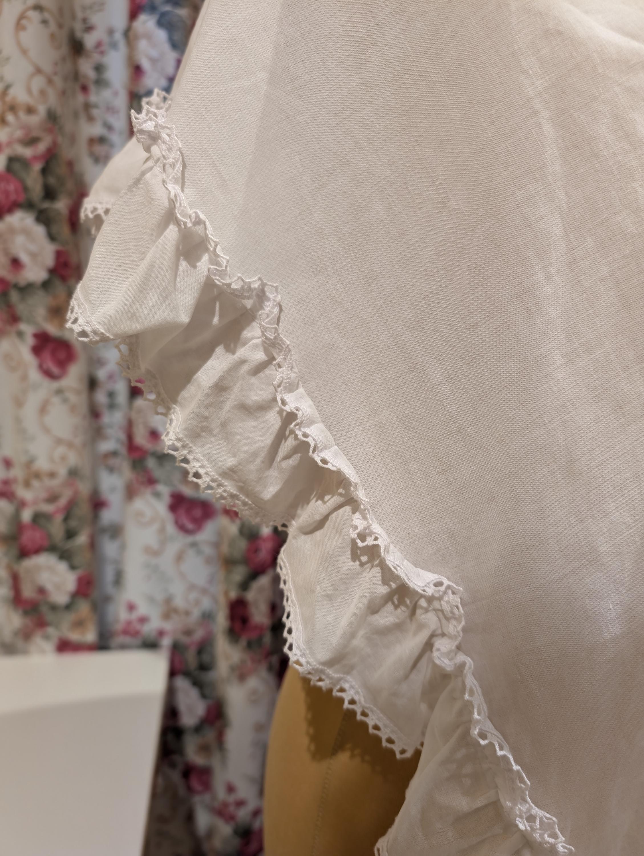 Fischu Shawl With Ruffs, Rococo 18th Century, Colonial 19th Century - Etsy