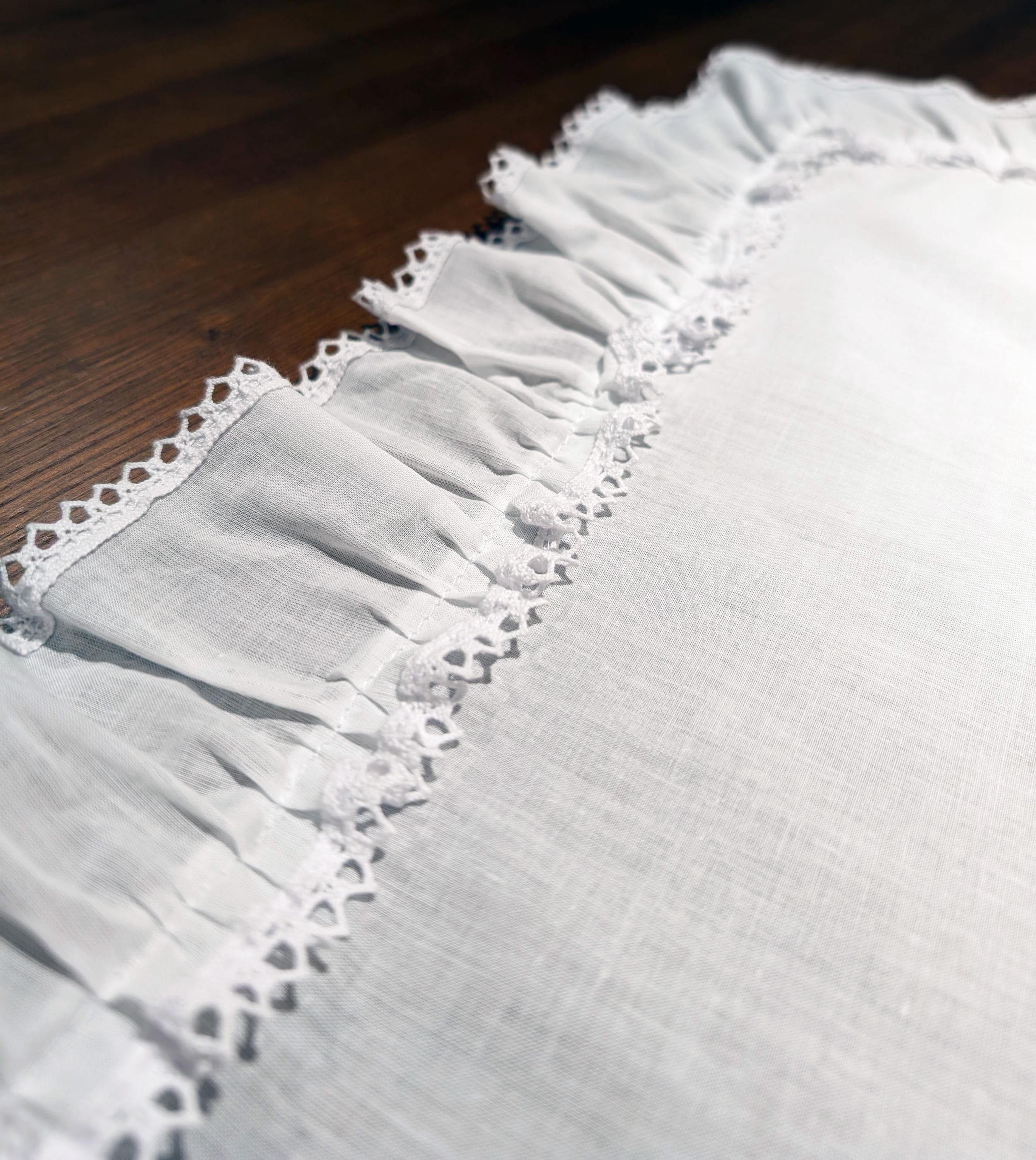 Fischu Shawl With Ruffs, Rococo 18th Century, Colonial 19th Century - Etsy