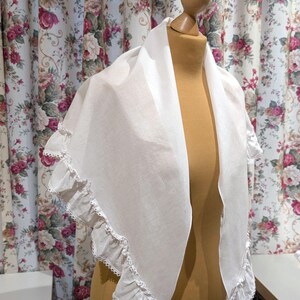 Fischu Shawl With Ruffs, Rococo 18th Century, Colonial 19th Century - Etsy