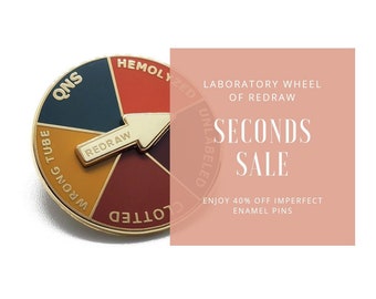 Laboratory Wheel of Redraw Enamel Pin - Etsy