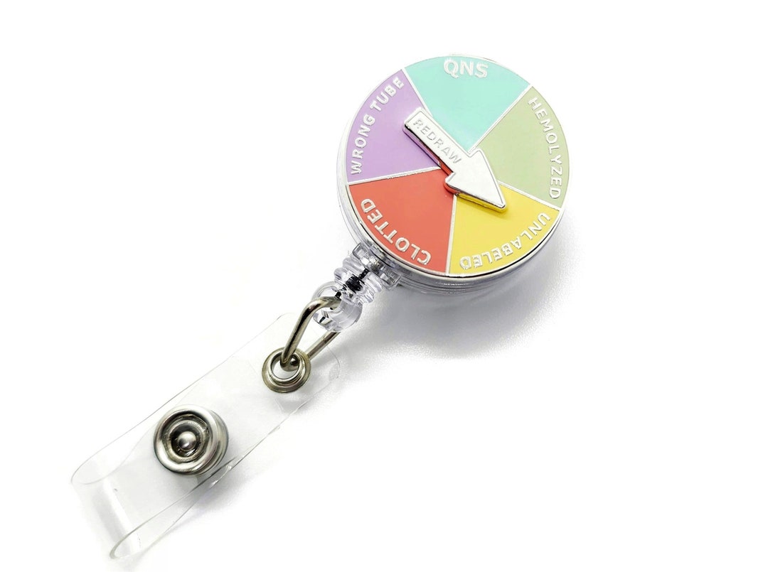 Laboratory Wheel of Redraw Badge Reel - Etsy