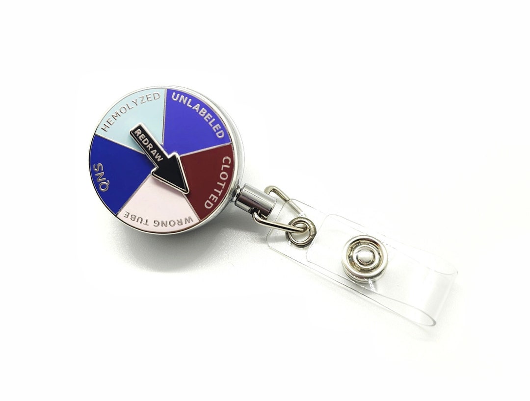 Laboratory Wheel of Redraw Badge Reel - Etsy
