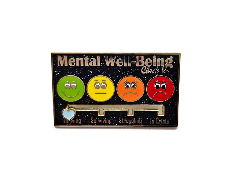 Mental Well-being Enamel Pin - Etsy