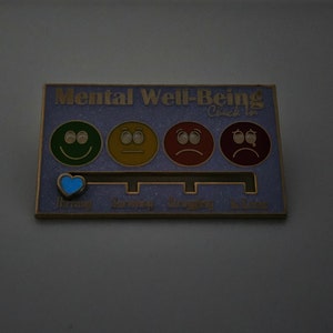 Mental Well-being Enamel Pin - Etsy