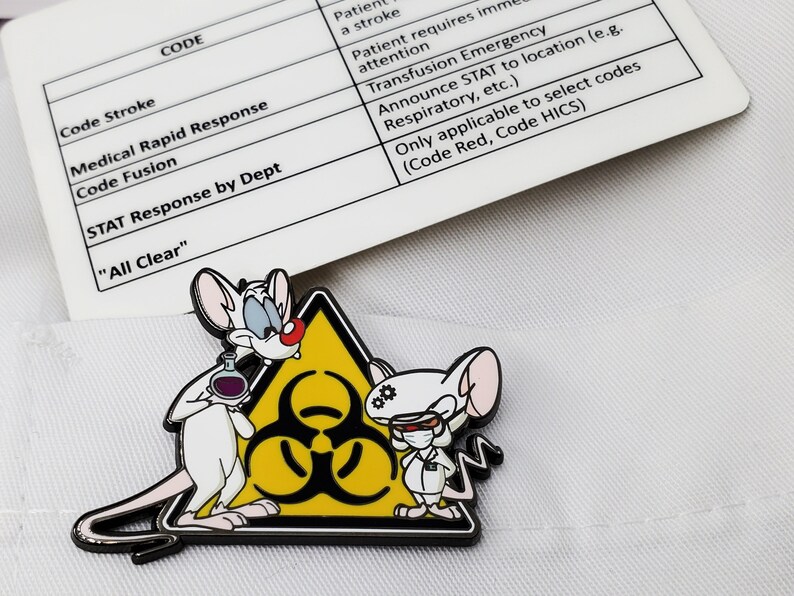 Pinky and the Brain's Laboratory Enamel Pin - Etsy