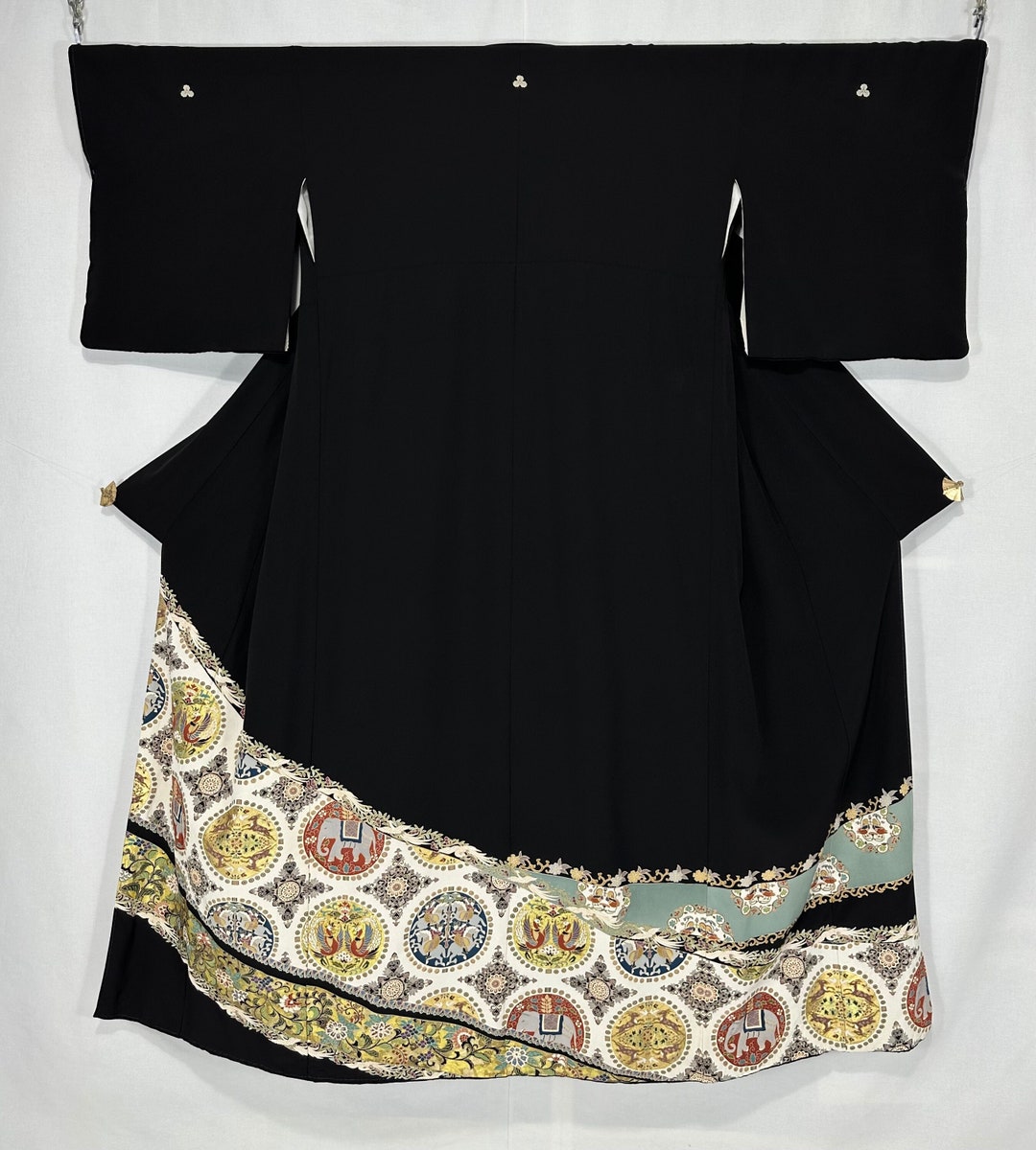 Vintage Japanese Tomesode Kimono Womens Silk . Kimono Robe . Kimono Jacket . Kimono Dress ...