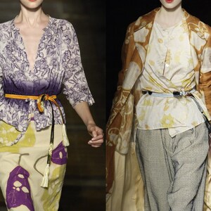 Round Purple Obijime Japanese Silk Obi-jime Kimono Obi Sash / Himo Ties ...