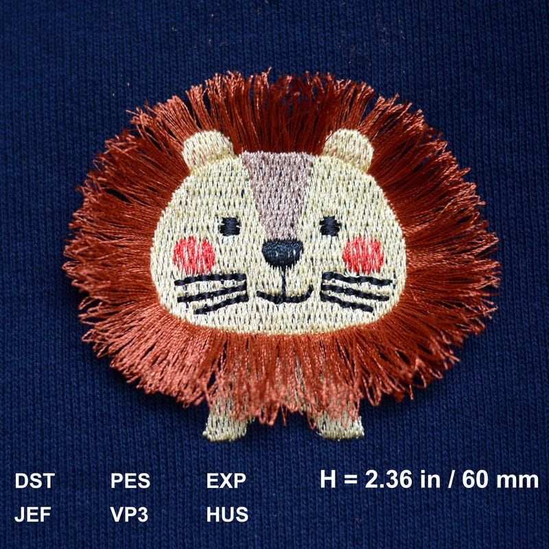 Fringe Animal Embroidery - Etsy