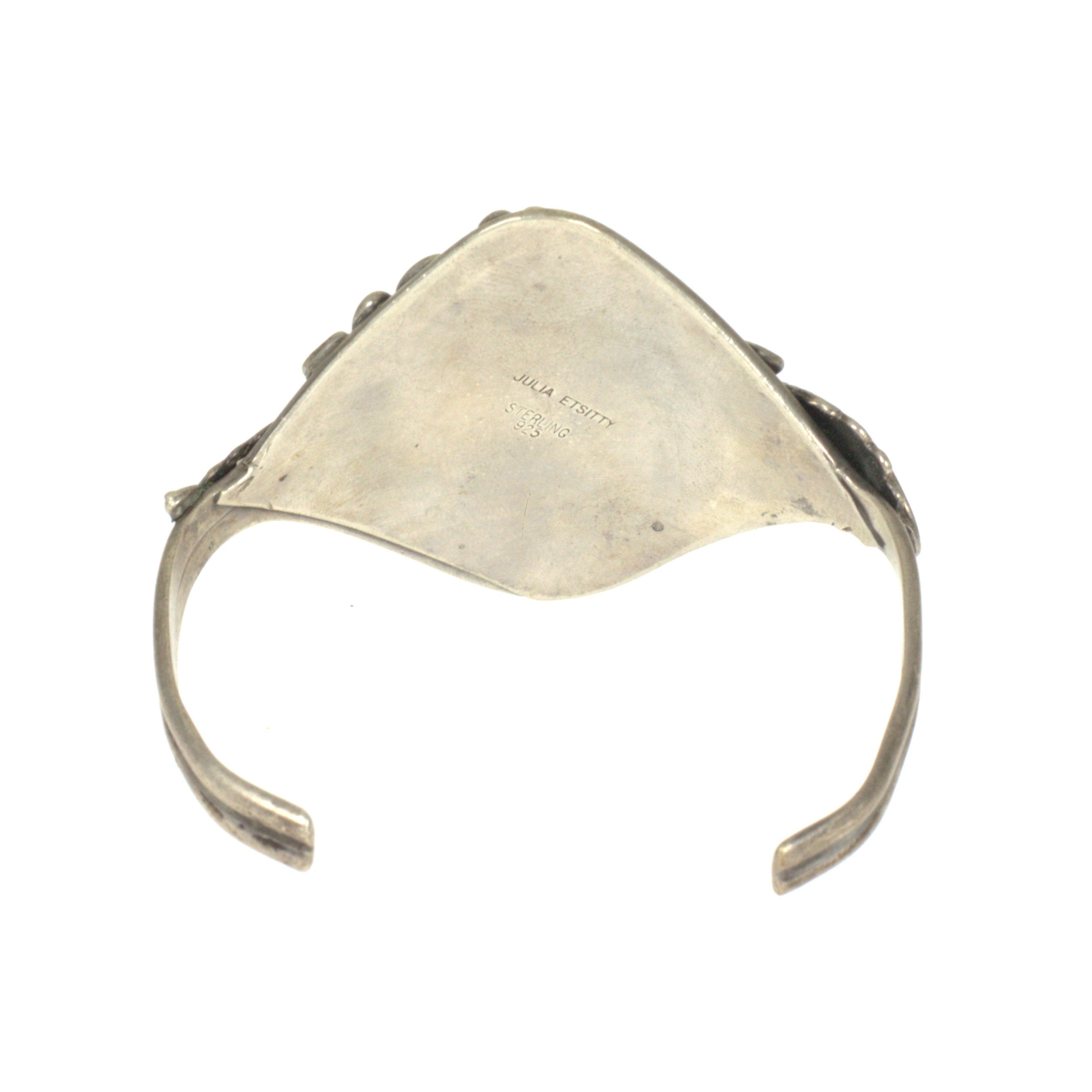 Native American Julia Etsitty Navajo Sterling Silver Turquoise Coral ...