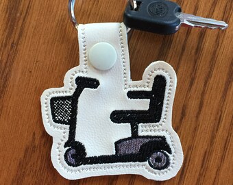 Mobility Scooter Key Chain Motorized Wheelchair Snap Tab | Etsy