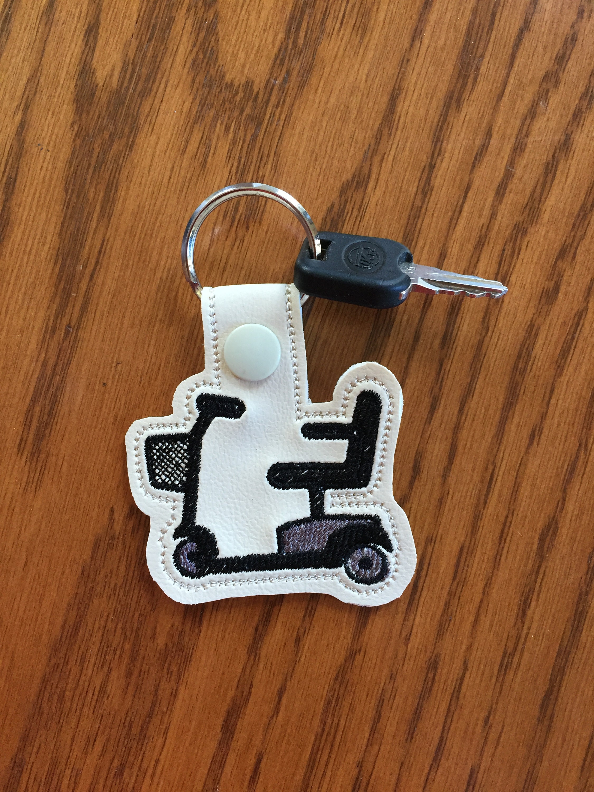 Mobility Scooter Key Chain Motorized Wheelchair Snap Tab | Etsy
