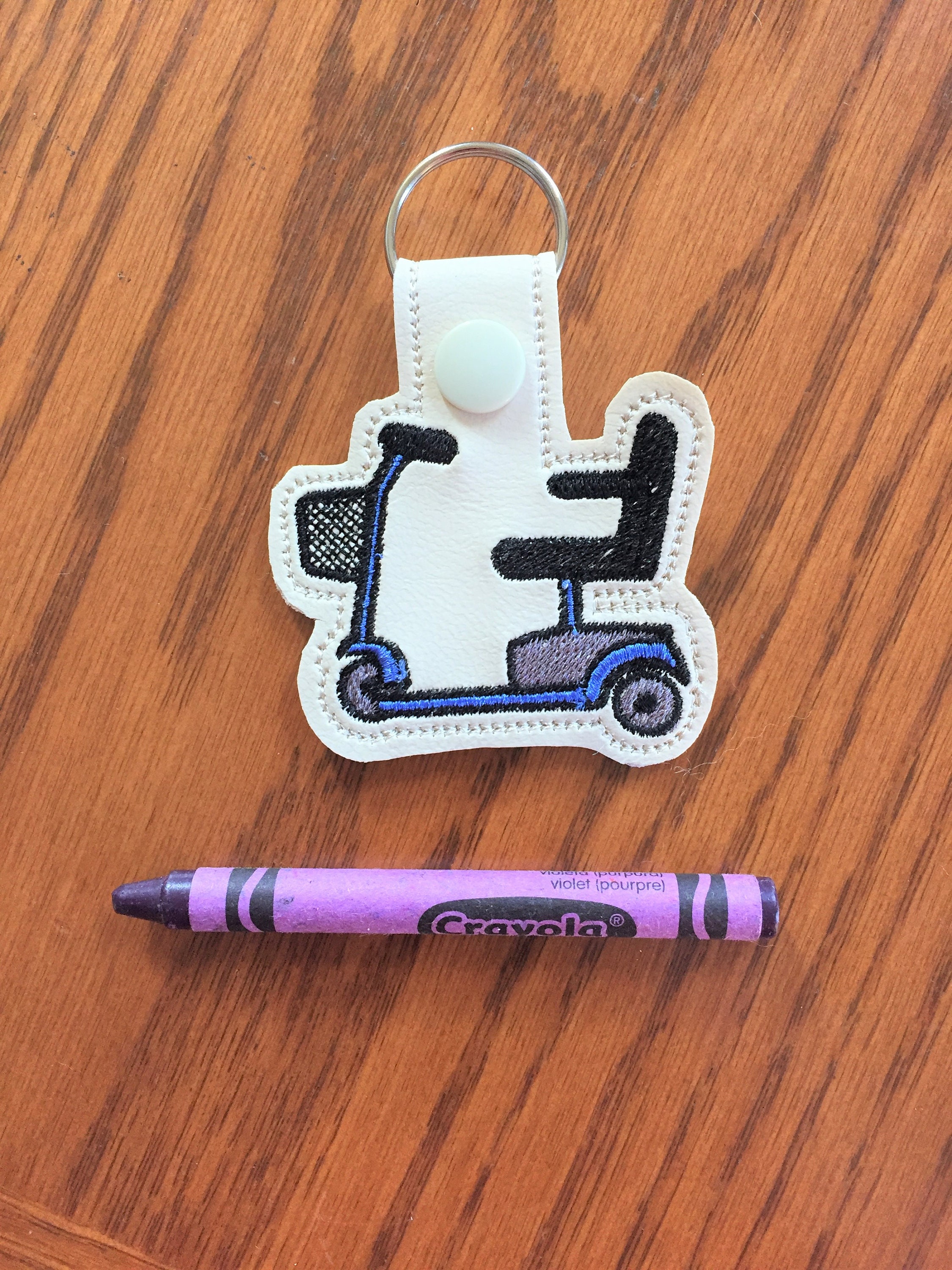 Mobility Scooter Key Chain Motorized Wheelchair Snap Tab | Etsy