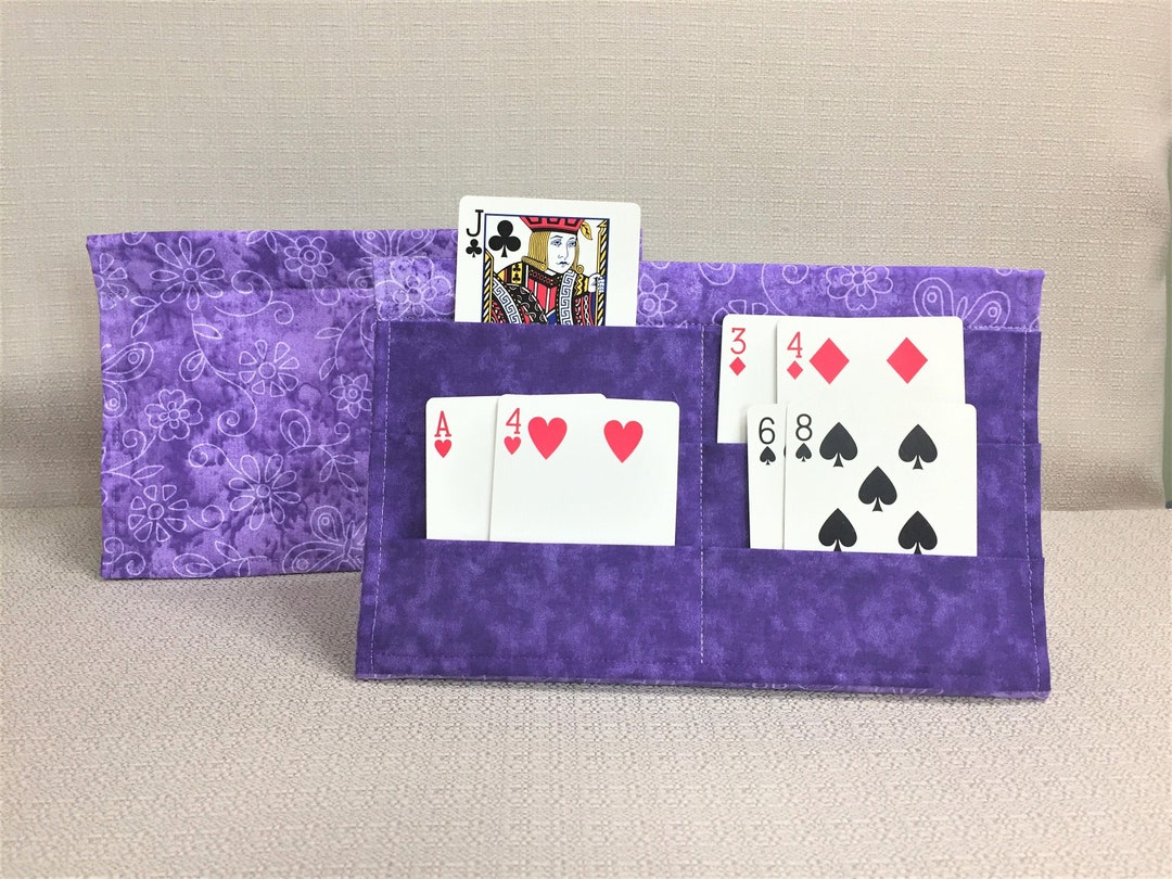 1 Card Holder, Fabric Card Game Organizer, 3 Row Card Keeper, Kids Card ...