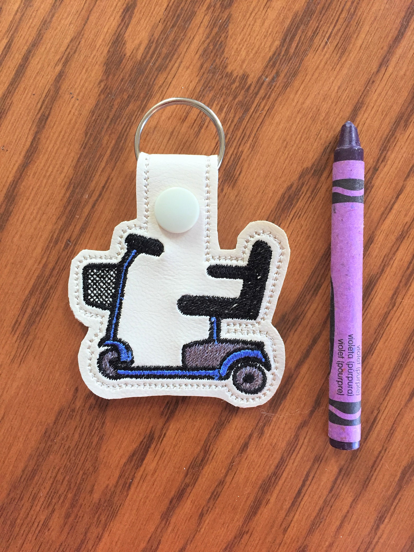 Mobility Scooter Key Chain Motorized Wheelchair Snap Tab | Etsy