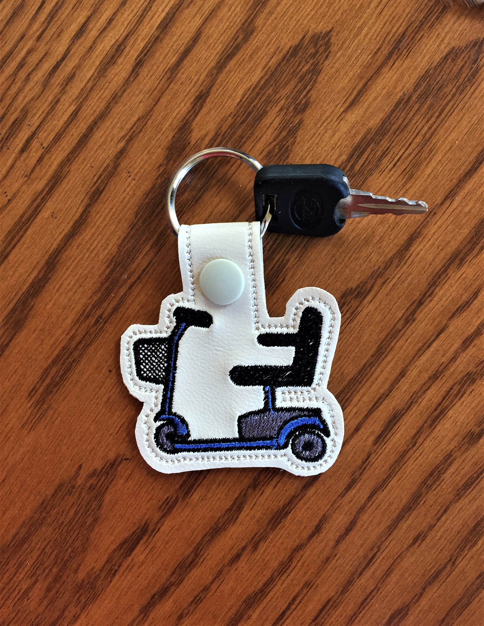Mobility Scooter Key Chain Motorized Wheelchair Snap Tab | Etsy