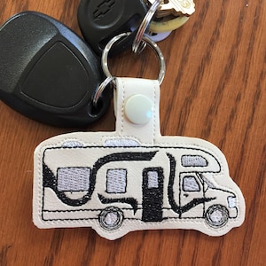 RV Camper Key Chain Class C Motorhome Snap Tab Camping Purse - Etsy