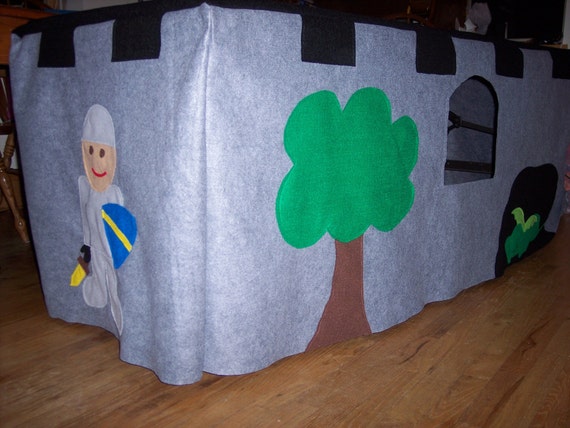 Castle Tablecloth Fort Knights Dragons Play Tent Felt - Etsy