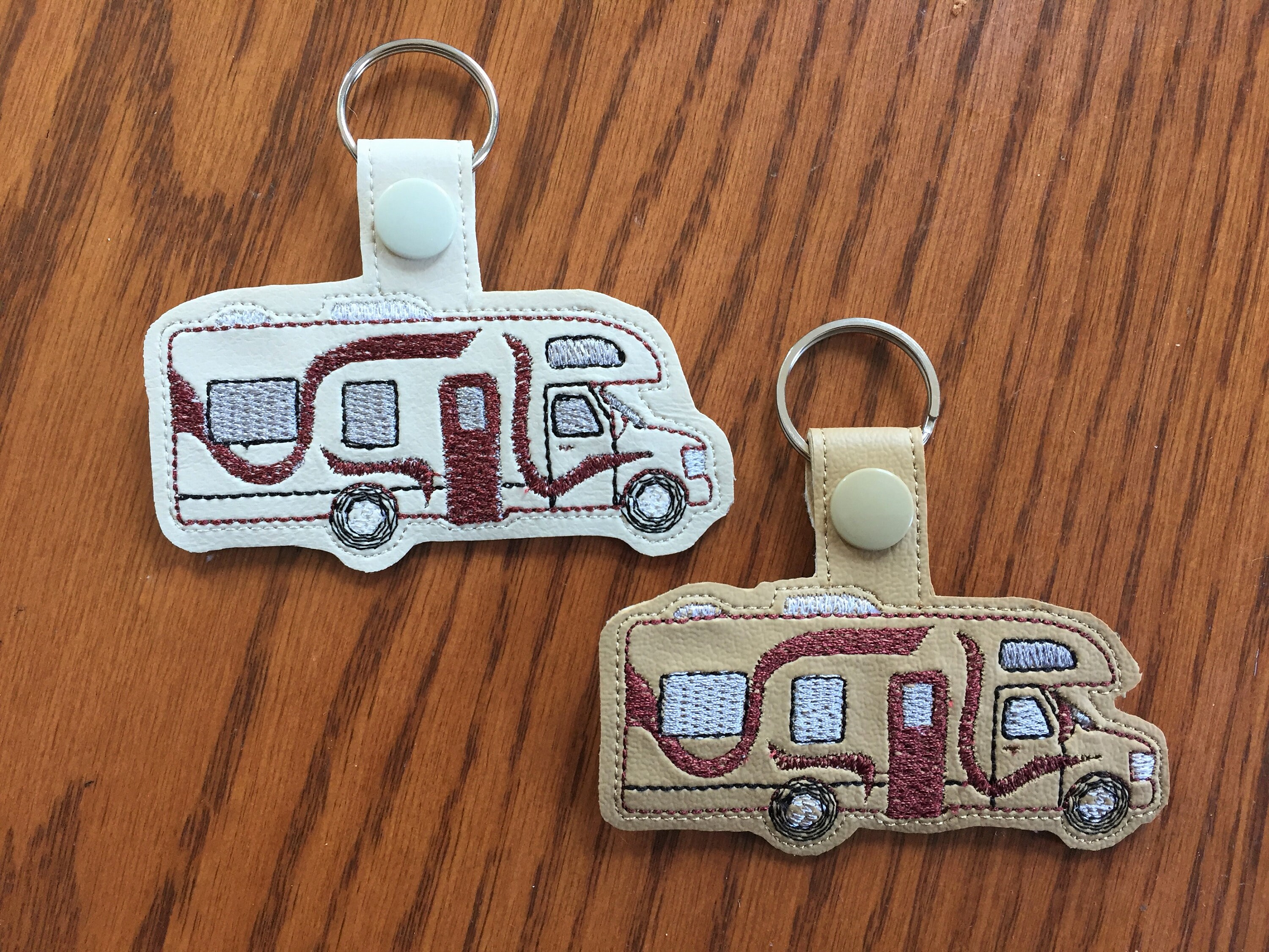RV Camper Key Chain Class C Motorhome Snap Tab Camping Purse | Etsy
