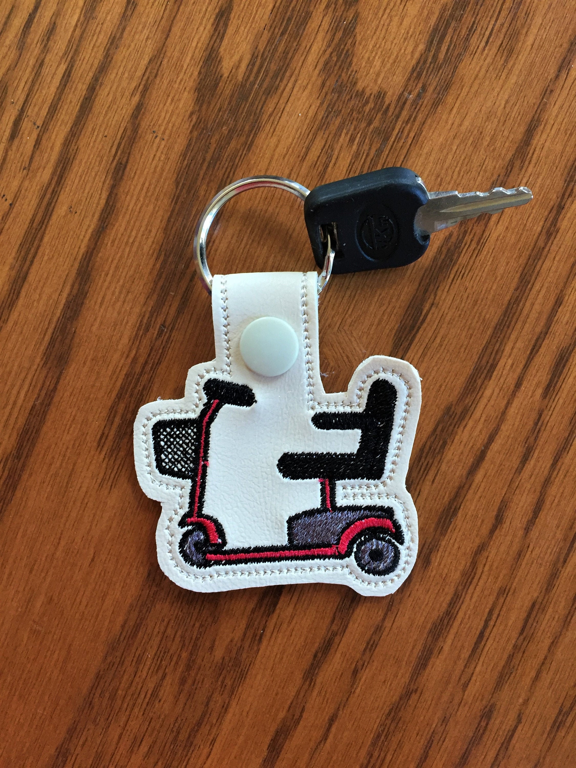 Mobility Scooter Key Chain Motorized Wheelchair Snap Tab - Etsy