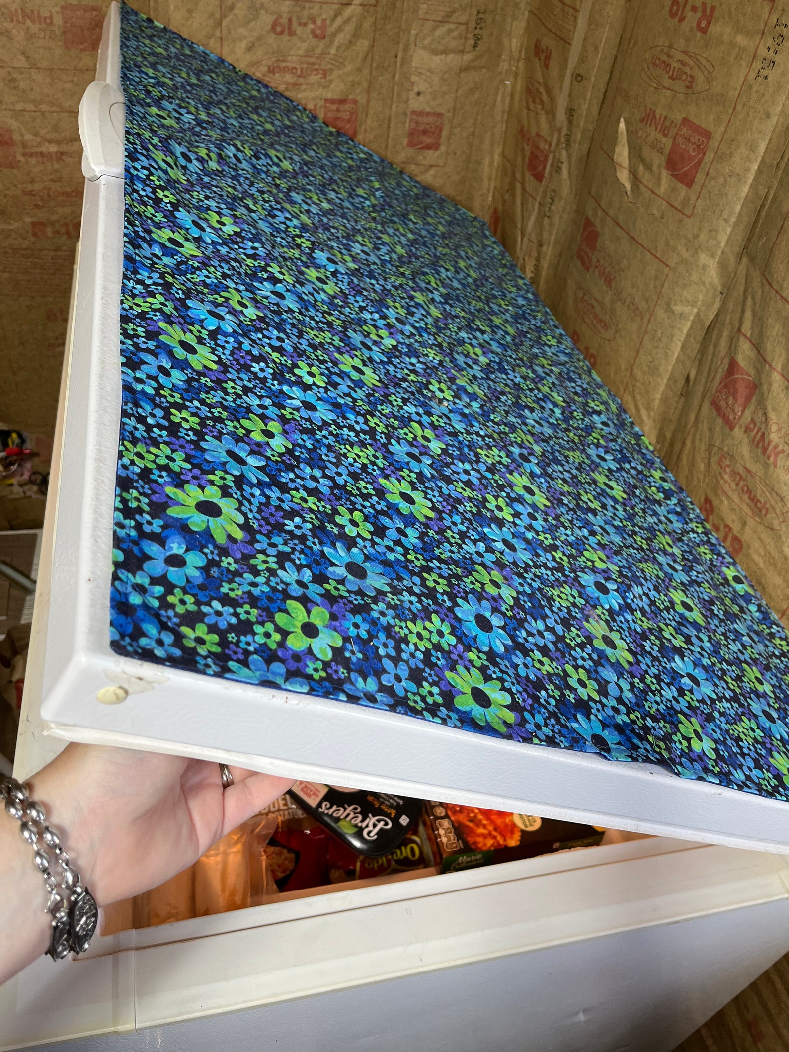 Freezer Cover, Chest Freezer Cover, Deep Freezer Topper, Appliance ...