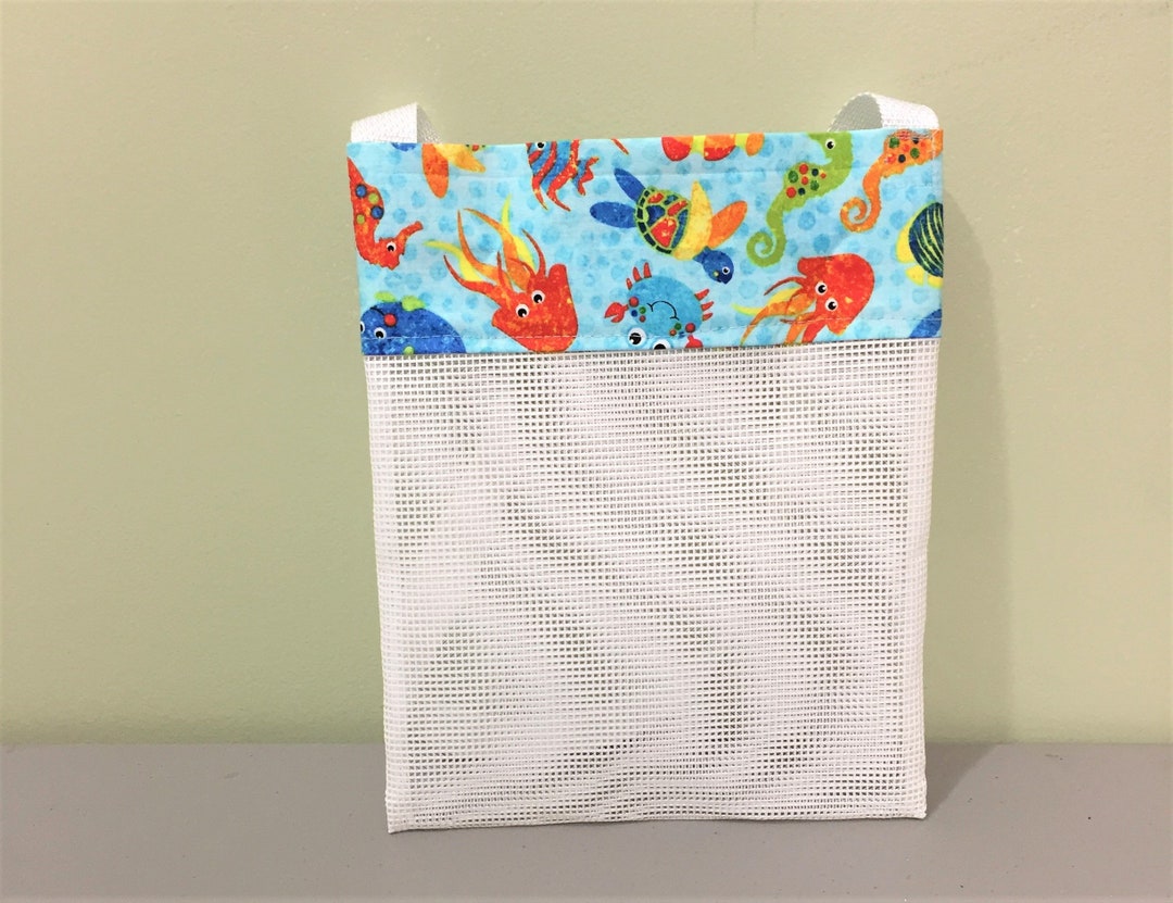 Sea Shell Collecting Beach Bag, Sea Creatures Beach Combing Bag, Kid's ...