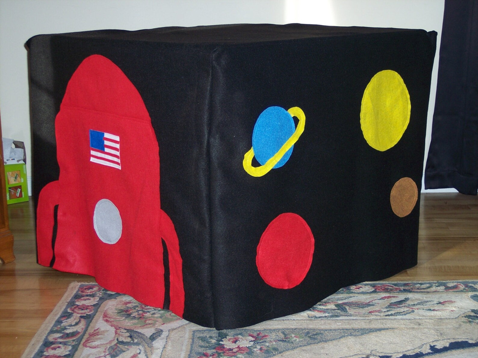Tablecloth Felt Fort Table Play House Card Table Fort Space - Etsy