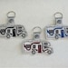 Gray RV Camper Key Chain, Class C Motorhome Snap Tab, Camping Purse ...