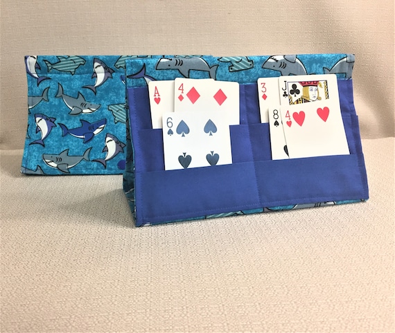 1 Playing Card Holder Fabric Card Game Organizer 3 Row Card - Etsy