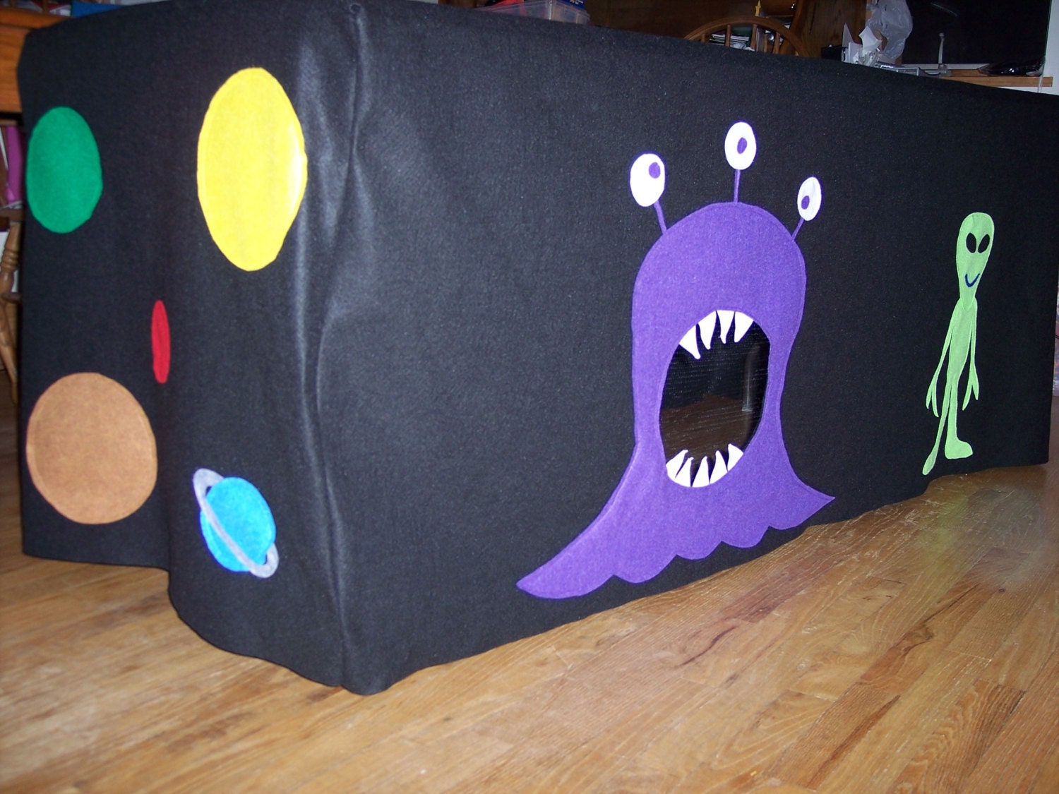 Table Cloth Fort Space Alien Play Fort 6 Foot Banquet Table - Etsy