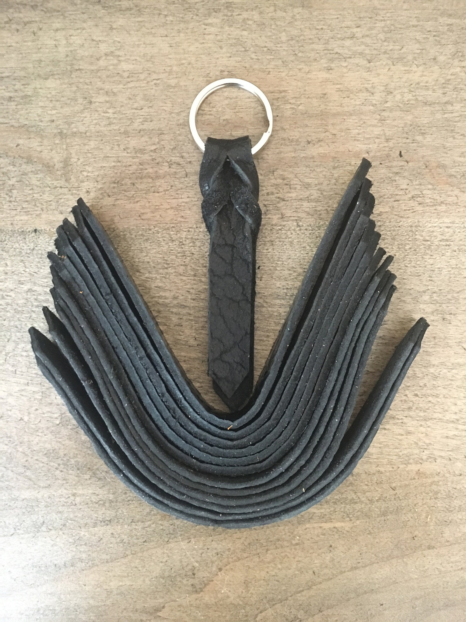Bison Leather Blood Braided Key Chains - Etsy