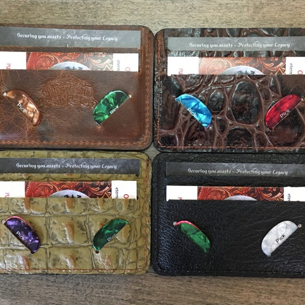 Guitar Pick Wallet - Etsy