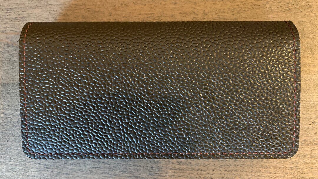 Top Grain Cow Leather Checkbook Cover Military Green - Etsy