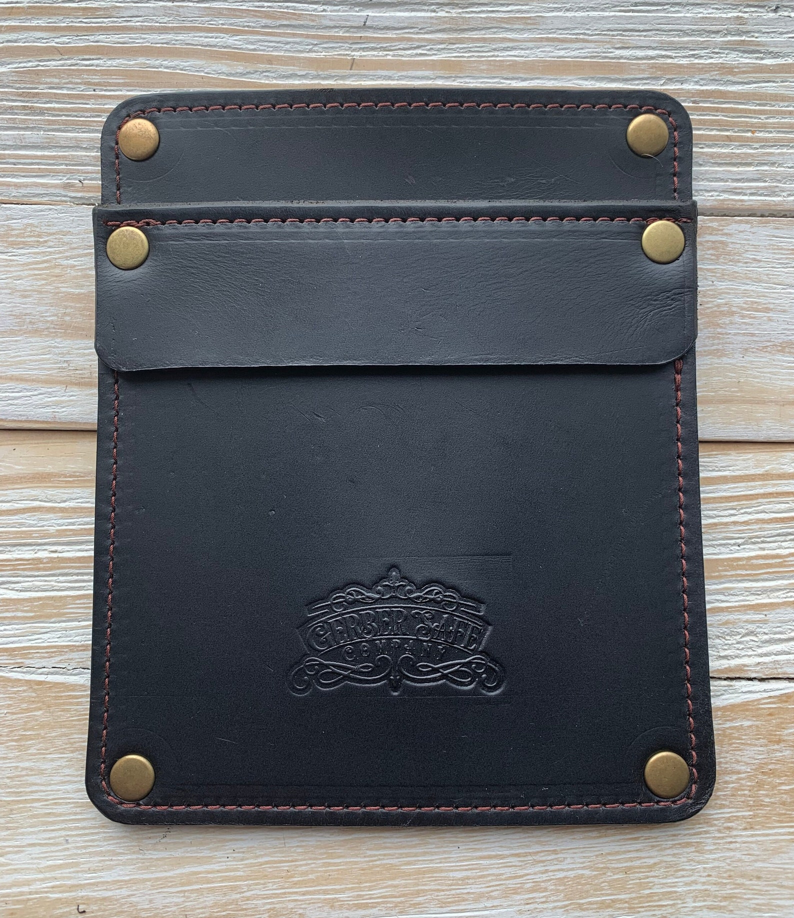 Bison Leather Pocket Protector Tool & Scissor Pouch | Etsy