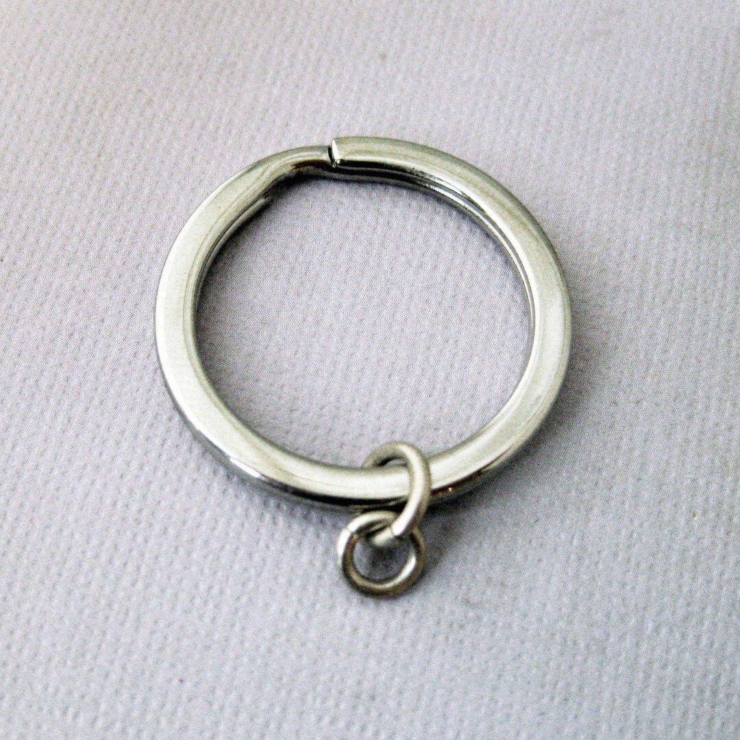 Design Your Own Key Ring in Sterling Silver - Etsy