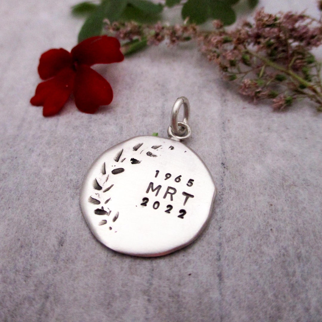 Personalized Engraved Ivy Charm for Graduation or Memorial - Etsy