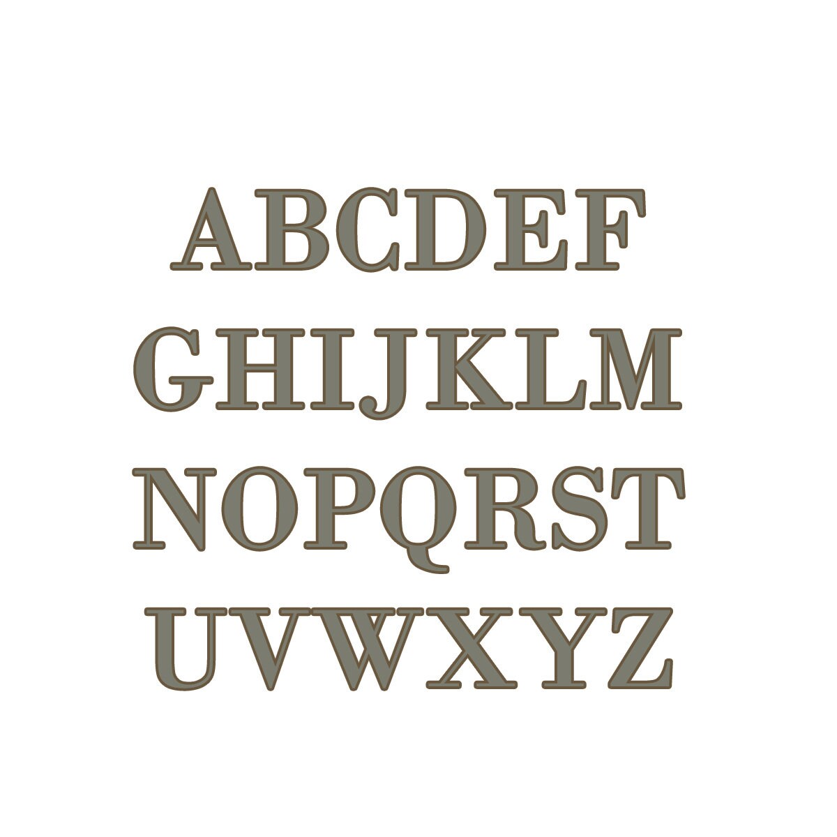 14K Solid Gold Capital E Letter E Initial Pendant Letter E - Etsy