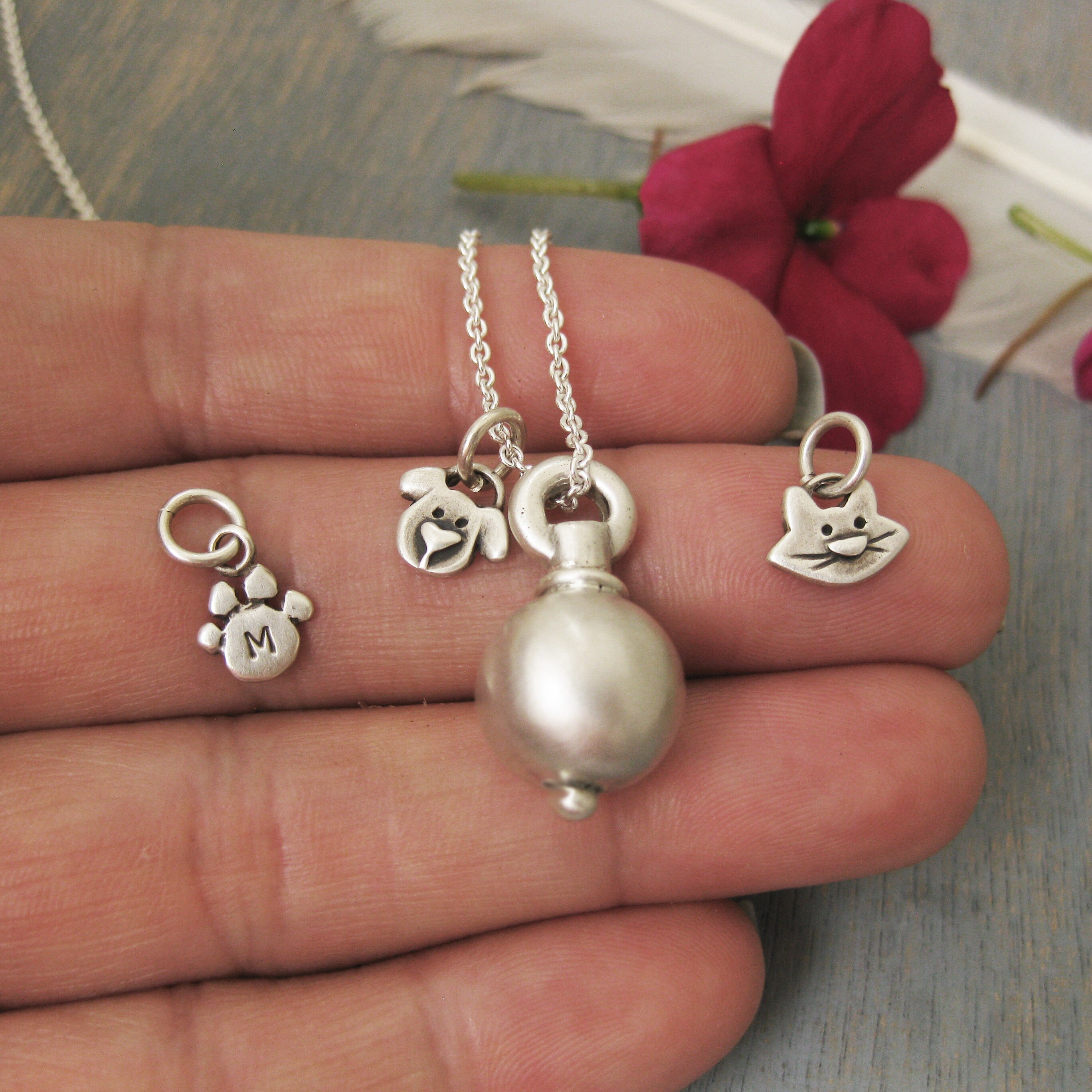 Kitty Cat Face Pendant in Sterling Silver Cat Lover's - Etsy