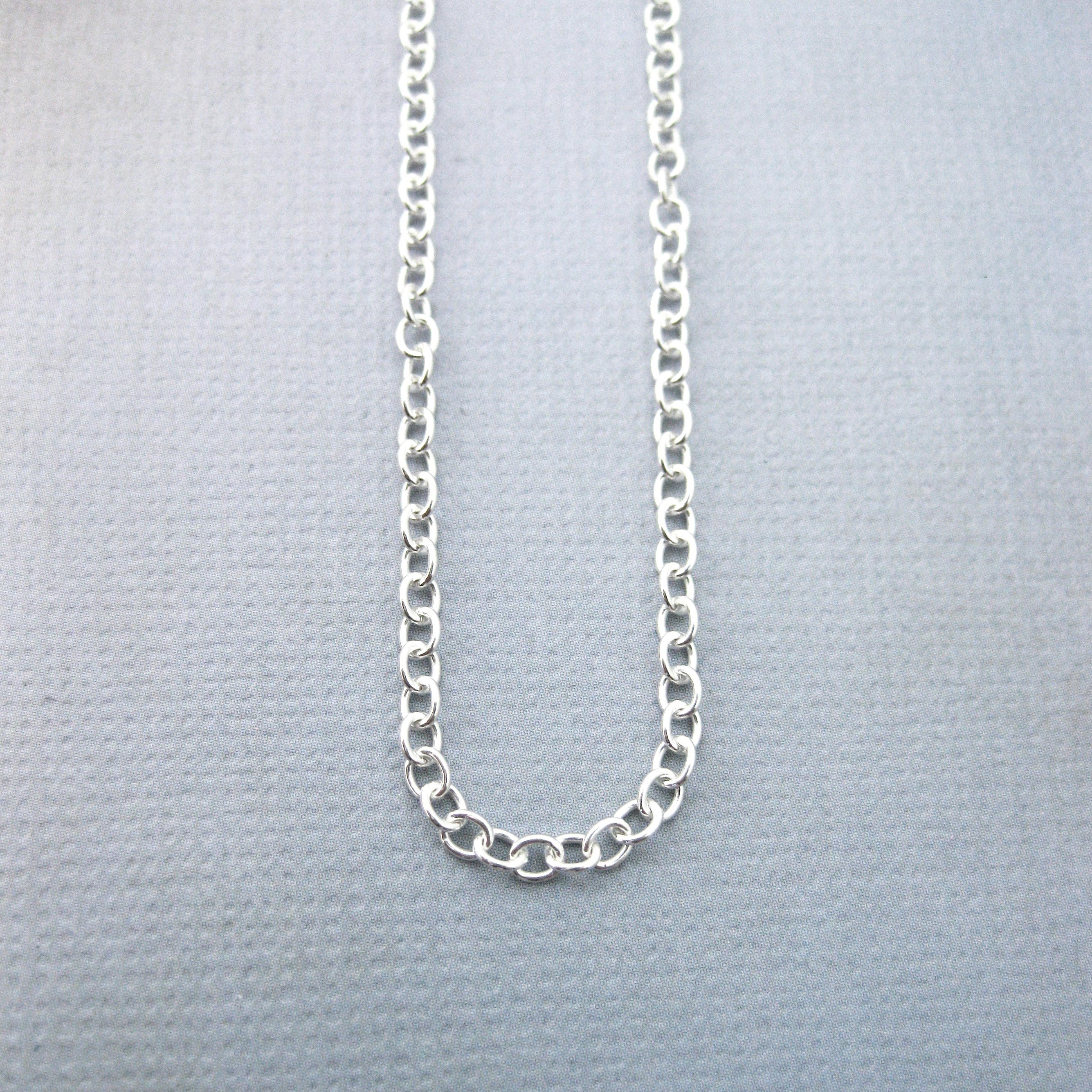 Sterling Silver 2 Mm Cable Chain 16 to 30 - Etsy
