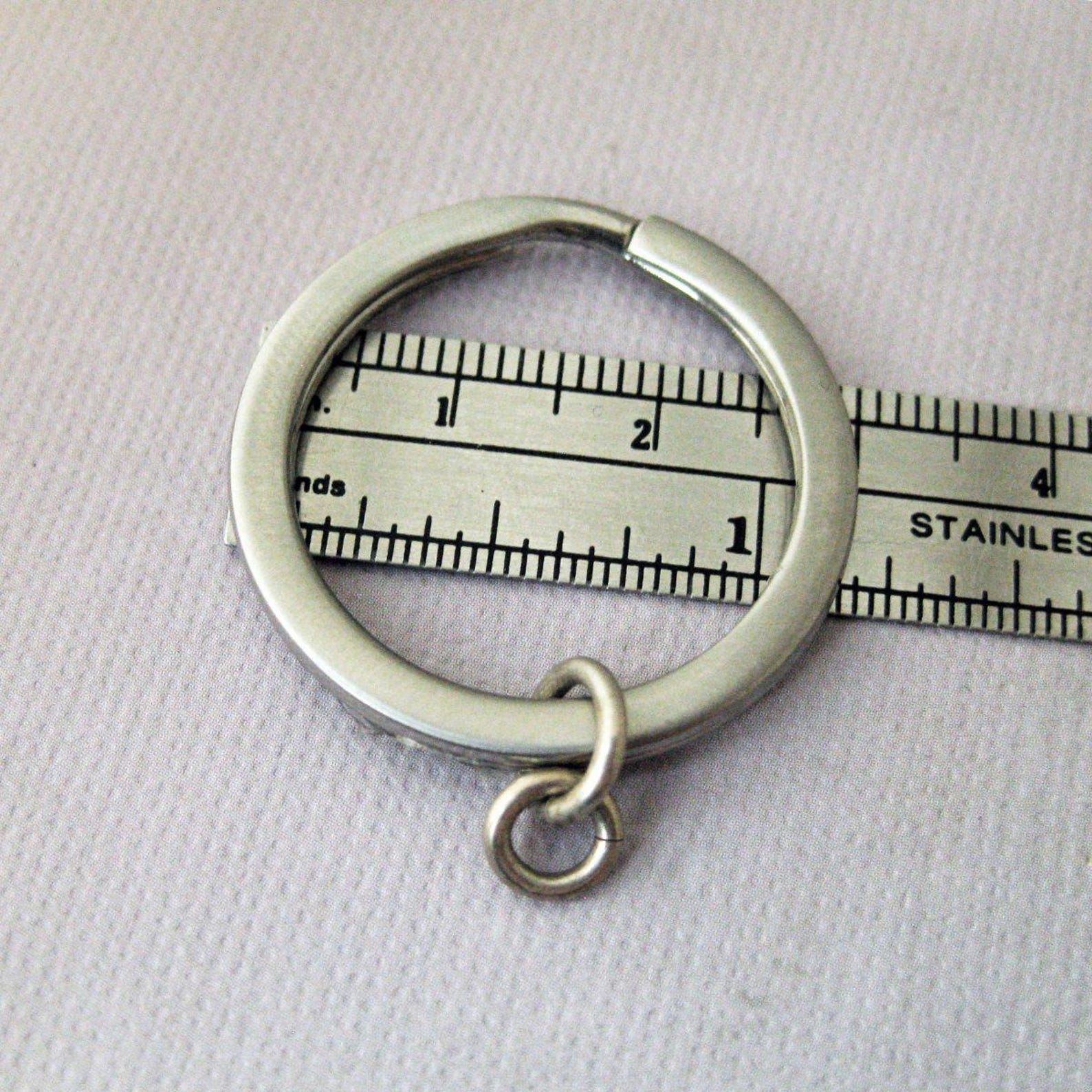 Design Your Own Key Ring in Sterling Silver - Etsy