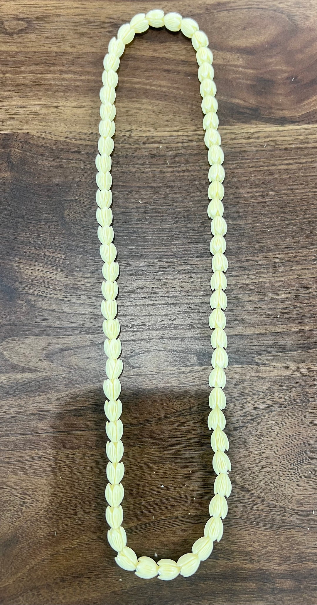 Hawaii 8mm Pikake Bead Necklace Chain Set, 26 - Etsy