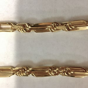 Sterling Silver Gold Plated MILANO Rope Chain - Etsy