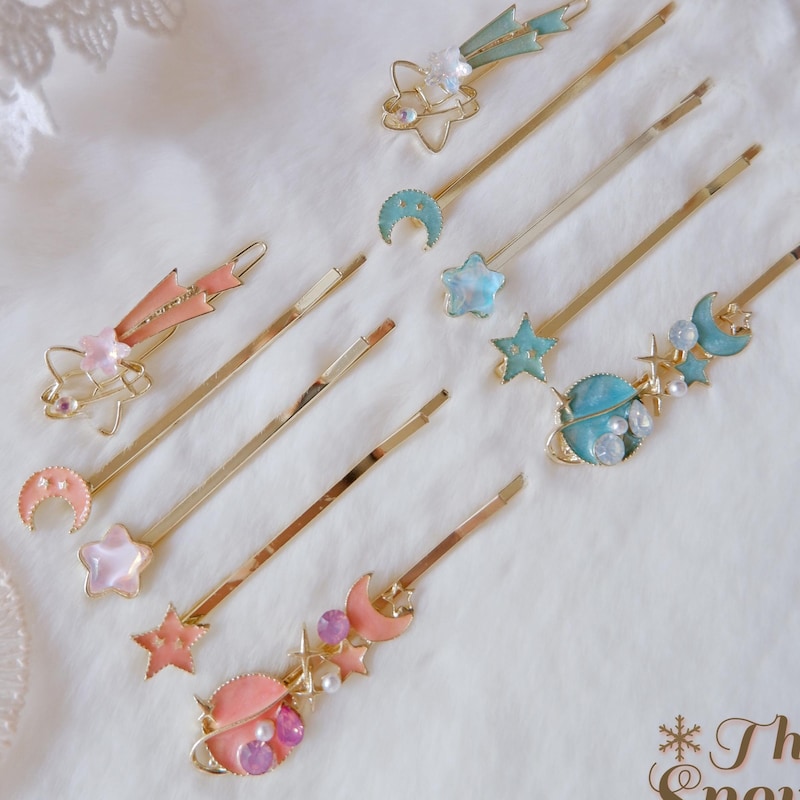 Moon Hair Pin - Etsy