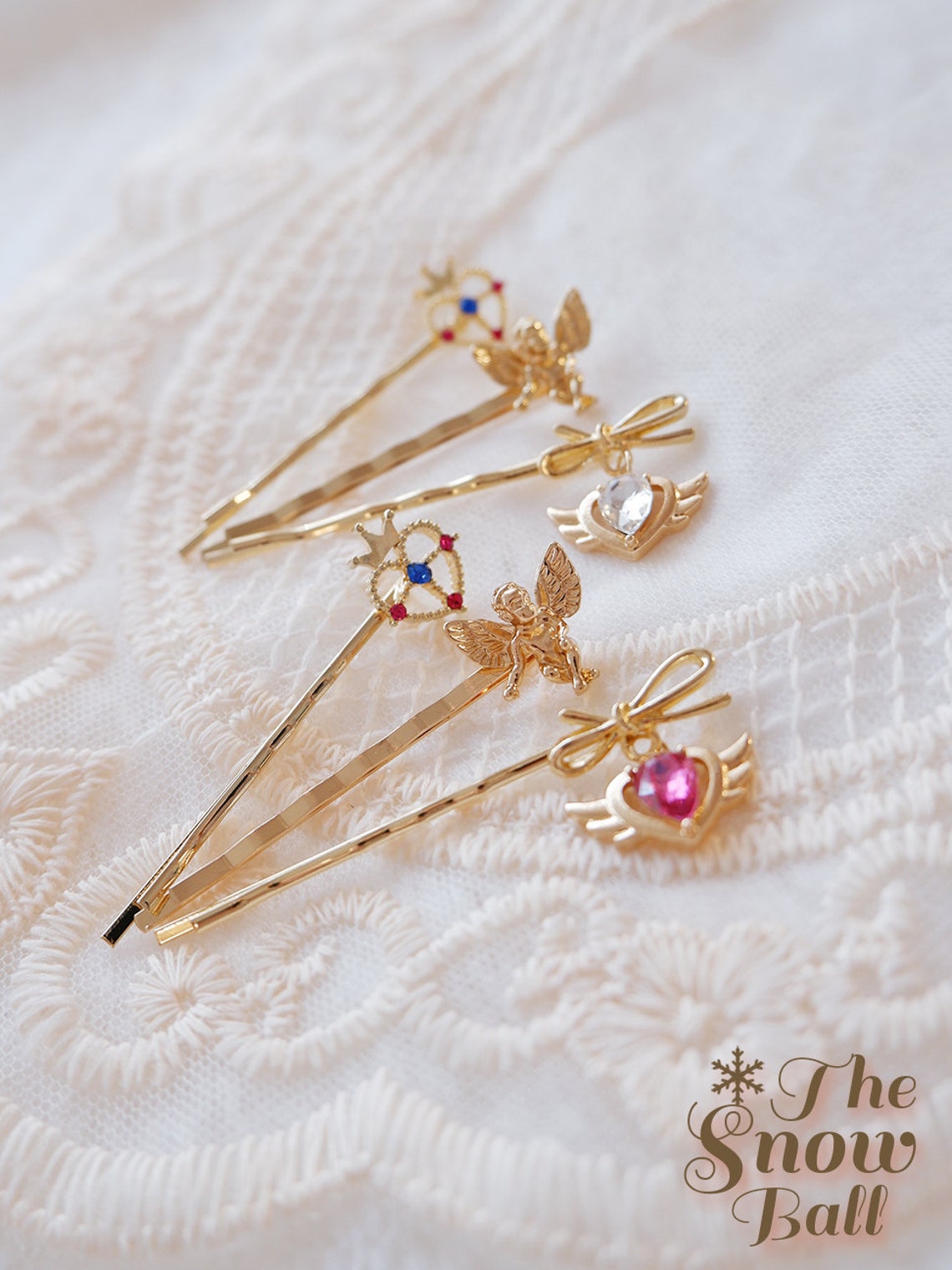 Rococo Angel, Hair Pins Set, Vintage, Dainty, Baroque, Romantic ...