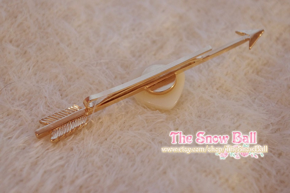 Cupids Heart Arrow Valentine Hair Pin Chic Kawaii Harajuku | Etsy