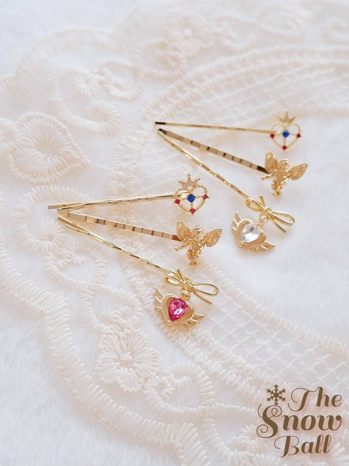 Rococo Angel, Hair Pins Set, Vintage, Dainty, Baroque, Romantic ...