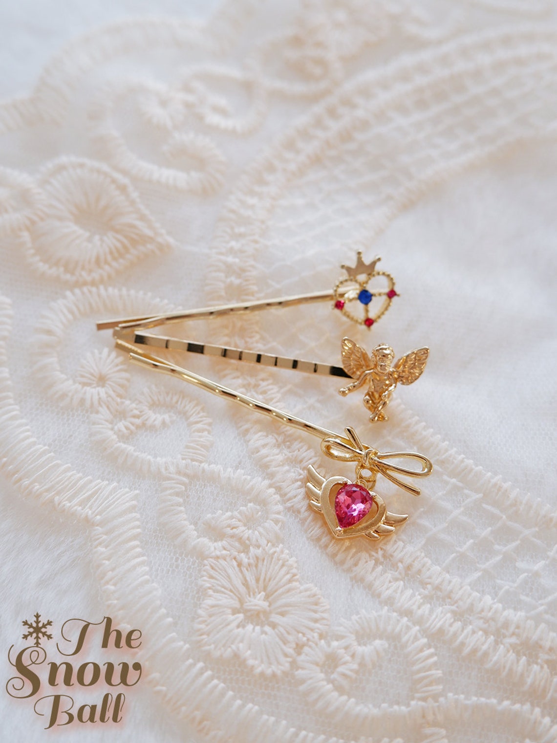 Rococo Angel, Hair Pins Set, Vintage, Dainty, Baroque, Romantic ...